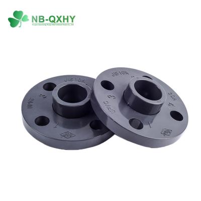 China Customization JIS PVC Flange UPVC Plastic Van Stone Flange OEM Pn10 Pn16 Integral Flange for sale