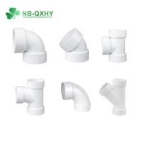 China Clean and Tidy Surface PVC UPVC Pipe Fittings for DWV ASTM D2665 Y Type Fittings for sale