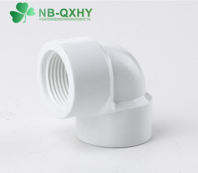 China Customized PVC Thread Pipe Fittings with CE Certification and SCH40 Wall Thickness for sale