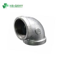 China Galvanized Malleable Cast Iron Fittings Iron 90 Elbow Coupling for Long-Lasting Pipes for sale