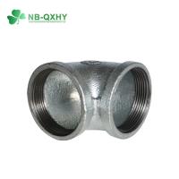 China 90 Degree Angle Galvanized Malleable Iron Threaded Fittings Wall Thickness Pn10-Pn40 for sale