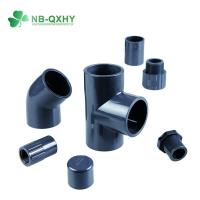 China UPVC Fittings DIN Plastic Tube Elbow Pn10 Pn16 DIN Pipe Fitting for Outdoor or Underground for sale
