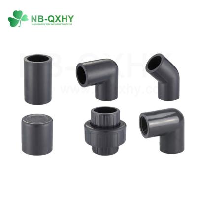 China UV Protected Sch40 Sch80 PVC UPVC Fitting Dry Surface Finish for Sch80 Pipe Fittings for sale