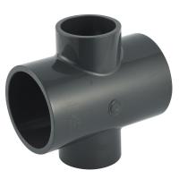 China Gray PVC UPVC CPVC Pipe Fittings Plastic DIN JIS ANSI Pn16 for Water Supply for sale