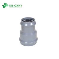 China Deep Gray DIN Standard Equal Elbow Tee Plastic PVC CPVC UPVC Pipe Fittings for Plumbing for sale