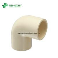 China Anti-UV Advantage 100% Material PVC CPVC Plastic Pipe Elbow Tee ASTM2846 Pipe Fittings for sale
