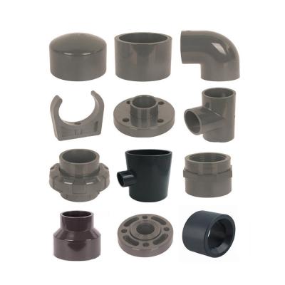 China Plastic PVC UPVC CPVC Pn16 DIN/GB Standard Elbow with UV Radiation Resistant Material for sale