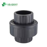 China CE Approved Grey PVC 90 45 Degree Plastic Pipe Fittings Pn16 Industrial Tee UPVC Elbow for sale
