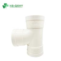 China Complete Size UPVC/PVC Plastic GB DIN Standard Pipe Fittings for Water Drain Material for sale