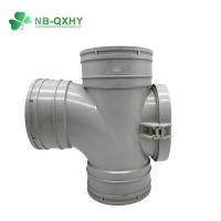 China Equal Tee PVC Water Drainage Fitting Wall Thickness Pn10 for Bathroom Drainage System for sale