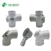 China UPVC Plastic Pipe Coupling Tee Elbow Pipe Fittings Perfect for Outdoor or Underground for sale