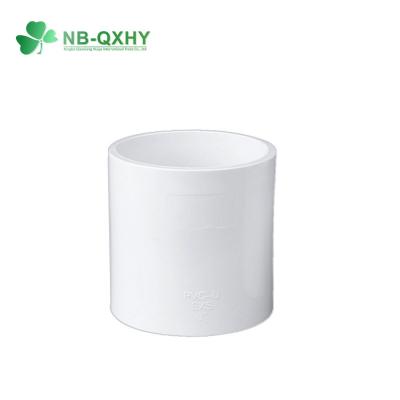 China Size Complete Sch40 PVC UPVC ASTM Pipe Fittings Slip Coupling for 1/2