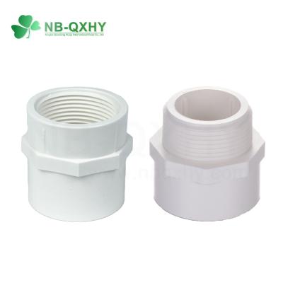 China Provide Replacement Services for PVC ASTM Sch40 Sch80 Pipe Fittings Female Male Adaptor for sale