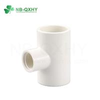 China High Pressure Rating 6000LBS PVC Reducing Female Tee with Lateral 90°Tee Design for sale