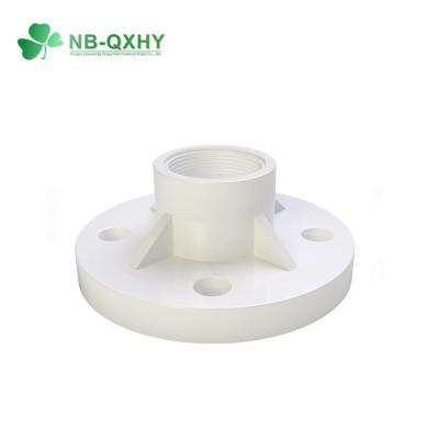 China Sch40 Sch80 Standard PVC UPVC Flange for Water Pipe Socket Connection for sale