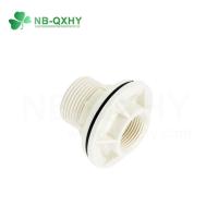China 90deg Angle PVC UPVC Sch40 Water Tank Back Nut with Male and Female Type US 1/Piece for sale