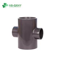 China Industrial PVC/UPVC DIN Pn16 Reducing Tee for Water Supply and Agriculture Irrigation for sale