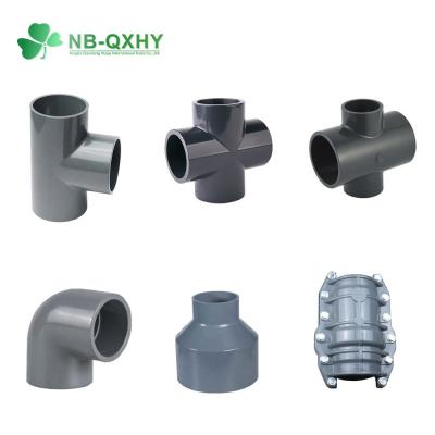 China Pn16 NB-QXHY DIN Standard PVC UPVC Plumbing Tripple Equal Reducer Cross at Affordable for sale
