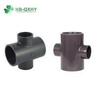 China Pn16 NB-QXHY DIN Standard PVC UPVC Plumbing Tripple Equal Reducer Cross at Affordable for sale