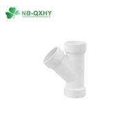 China Clean and Tidy Surface UPVC PVC Drainage Fittings D2665 45/90 Degree Elbow for Drainage for sale