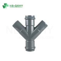 China Hot Water Customized Request DIN Pn10 PVC UPVC Pipe Fittings with Rubber Ring for sale