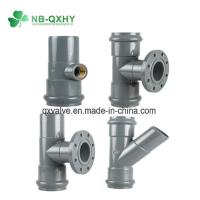 China Hot Water Customized Request DIN Pn10 PVC UPVC Pipe Fittings with Rubber Ring for sale