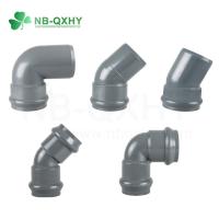 China De63-400 South America/Peru DIN Standard Pn10 Pn16 PVC UPVC Pipe Fittings for Water Supply for sale