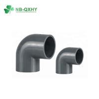 China UPVC PVC Water Supply Pipe Fittings Grey/White/Blue Color GB/DIN Standard Customization for sale