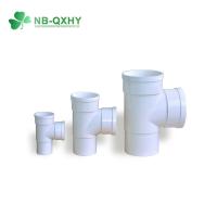 China PVC GB Standard Drain Water Pipe Fittings in Different Thickness Style for Bulk White for sale