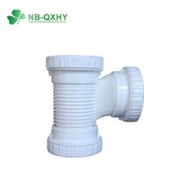 China NB-QXHY PVC/UPVC Lateral Drain Dwv Tee 90°Cross Pipe Fitting with EPDM Rubber Band for sale