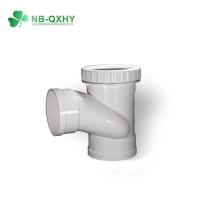 China NB-QXHY PVC/UPVC Lateral Drain Dwv Tee 90°Cross Pipe Fitting with EPDM Rubber Band for sale