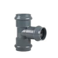 China Water CPVC Tee Pipe Fitting with Socket Pn10/Pn16 Glue/Thread Connection Design for sale