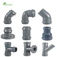 China Water CPVC Tee Pipe Fitting with Socket Pn10/Pn16 Glue/Thread Connection Design for sale