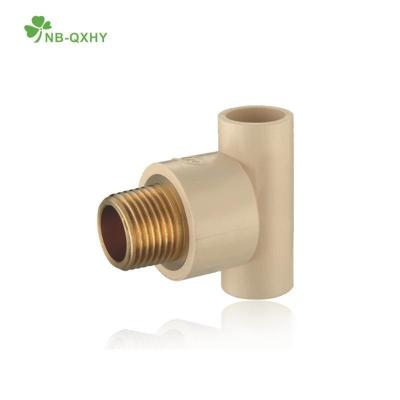 China CPVC Fittings Male Tee with Brass Thread Customization Customized Request Customization for sale