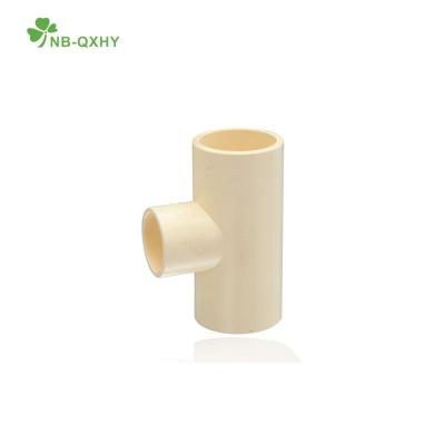 China Nb-Qxhy Water Supply Pipe ASTM 2846 CPVC Fittings Reducing Tee with Socket Connection for sale