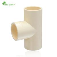 China CPVC Plastic Fittings Sch40 Sch80 with ASTM 2846 Standard Pn10 Pn16 Hot Water Pipe Socket for sale
