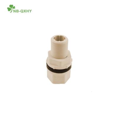 China CPVC Fitting Socket Tank Connector with ASTM 2846 Standard and Thread End Connection for sale