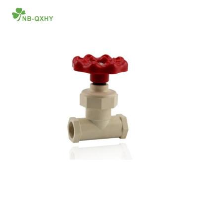 China CPVC Straight Through Type Channel Pipe Fitting Ball Valve with ASTM 2846 Standard for sale