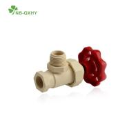 China CPVC Straight Through Type Channel Pipe Fitting Ball Valve with ASTM 2846 Standard for sale