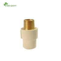 China Threaded End Connection CPVC/PVC Male Adapter Brass with ASTM 2846 Standard for sale