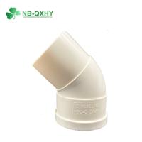 China PVC/UPVC GB Standard Water Drain Flat Pipe Elbow Fitting for D2665 Wall Thickness for sale