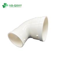 China PVC/UPVC GB Standard Water Drain Flat Pipe Elbow Fitting for D2665 Wall Thickness for sale