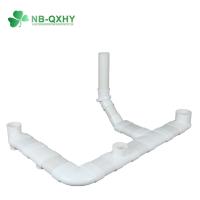 China Customization 100% Material PVC 45 Degree Oval Drain Fittings Tee UPVC Reducer Elbow for sale