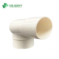 China Equal UPVC PVC Plastic Flat Mouth Sewage Ellipse Drain Pipe Fitting System for Bathroom for sale