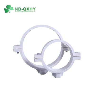 China 50-200mm PVC Drain Quick Pipe Fitting Saddle Clamp for Durable Drainage System for sale