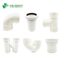 China 50-200mm PVC Drain Quick Pipe Fitting Saddle Clamp for Durable Drainage System for sale