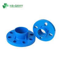China NB-QXHY Blue/Grey Plastic UPVC DIN Standard Pipe Fitting Flange Sealing Surface RF OEM for sale