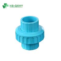 China Glue Connection PVC Female Socket Blue Pipe Fitting Union for Water Supply ANSI Standard for sale