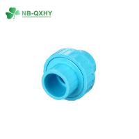 China Glue Connection PVC Female Socket Blue Pipe Fitting Union for Water Supply ANSI Standard for sale