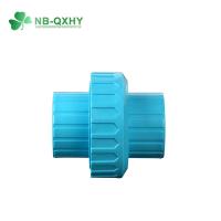 China Glue Connection PVC Female Socket Blue Pipe Fitting Union for Water Supply ANSI Standard for sale